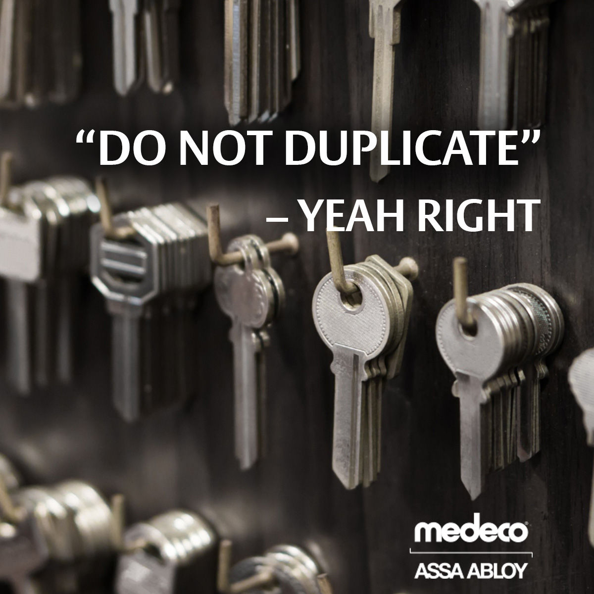 Prevent unauthorized key duplication by installing a key system with ...